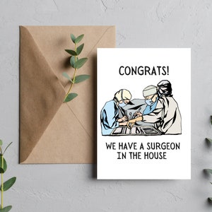 Congrats Surgeon Greeting Card - Thank You Card Best Surgeon ...