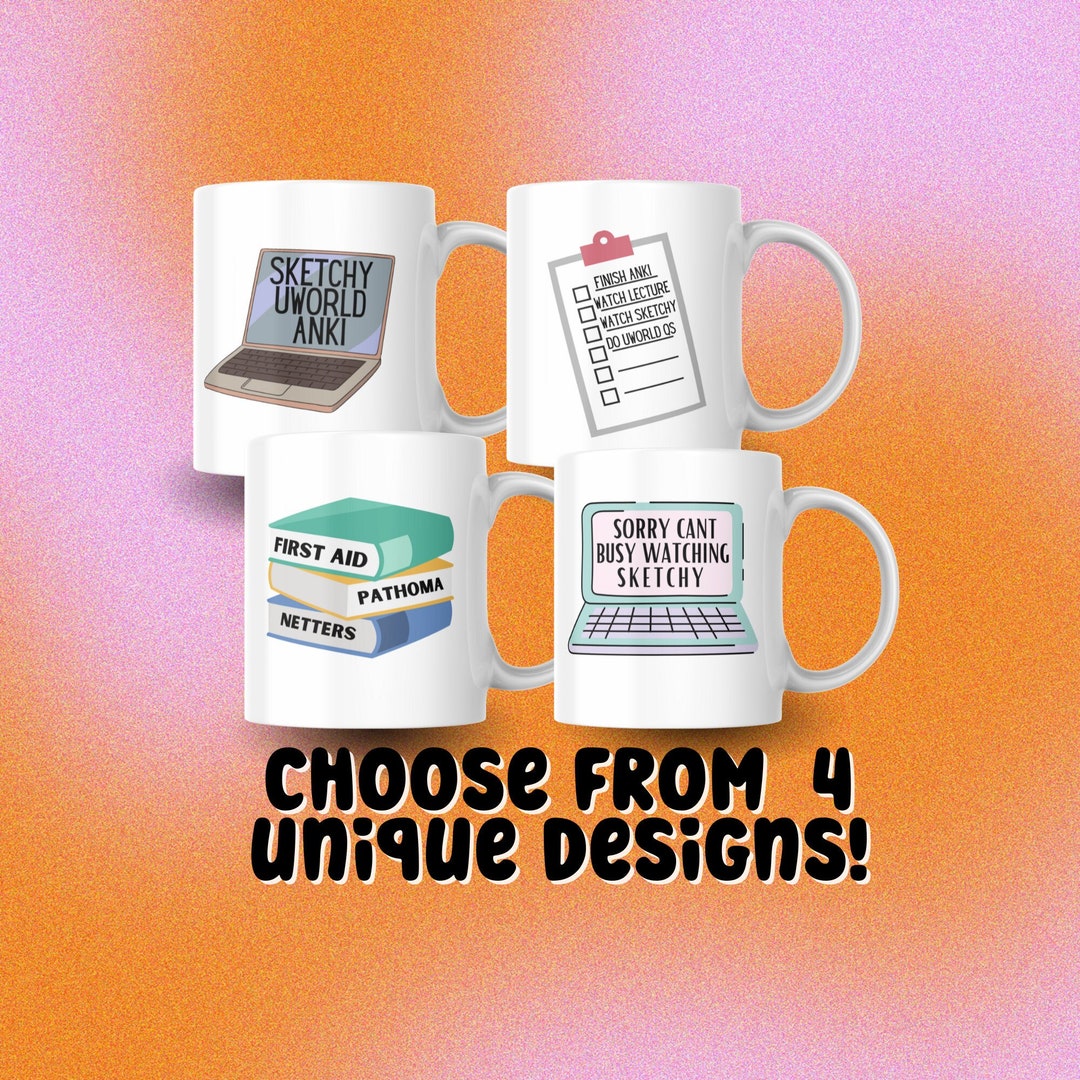 Medical School Reality Mug for Med Students - Anki Netter Sketchy ...