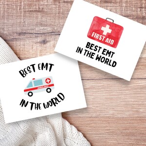 Best EMT in the World Card - Best First Responder EMS Ambulance Card ...