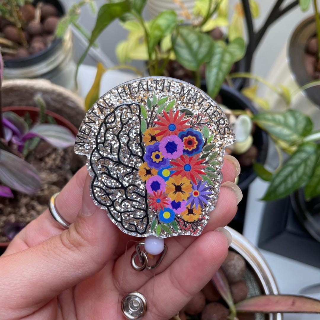 Mental Health Matters Badge Reel Gift for Psychiatrist, Psych Resident ...