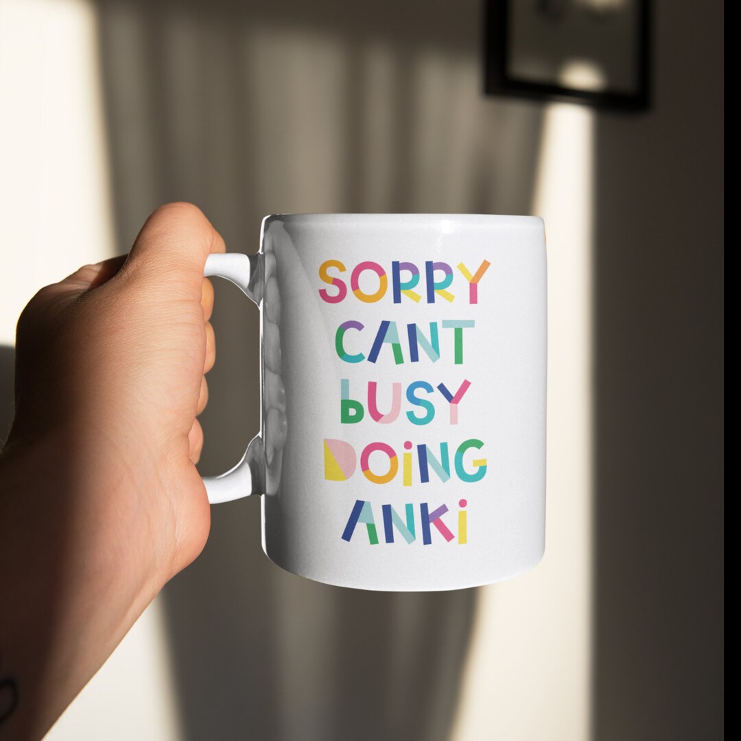 Sorry Busy Doing ANKI Med School Reality Mug Gift for New Students ...