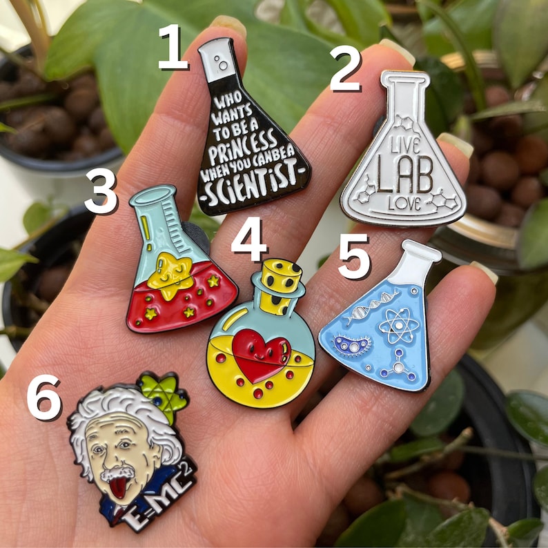 Lab Scientist Enamel Pin - Lab Tech Funny Lab Humor Pin for Hat Jacket ...