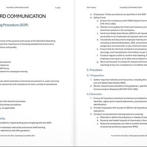 OSHA Hazcom Safety Program: Training Games, Checklist (PDF Download) - Etsy
