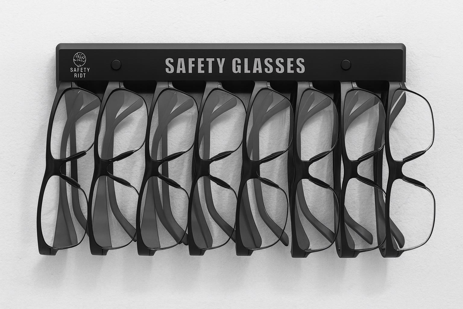 3D Printed Safety Glasses Holder-6 Glasses Wall Mounted - Etsy UK