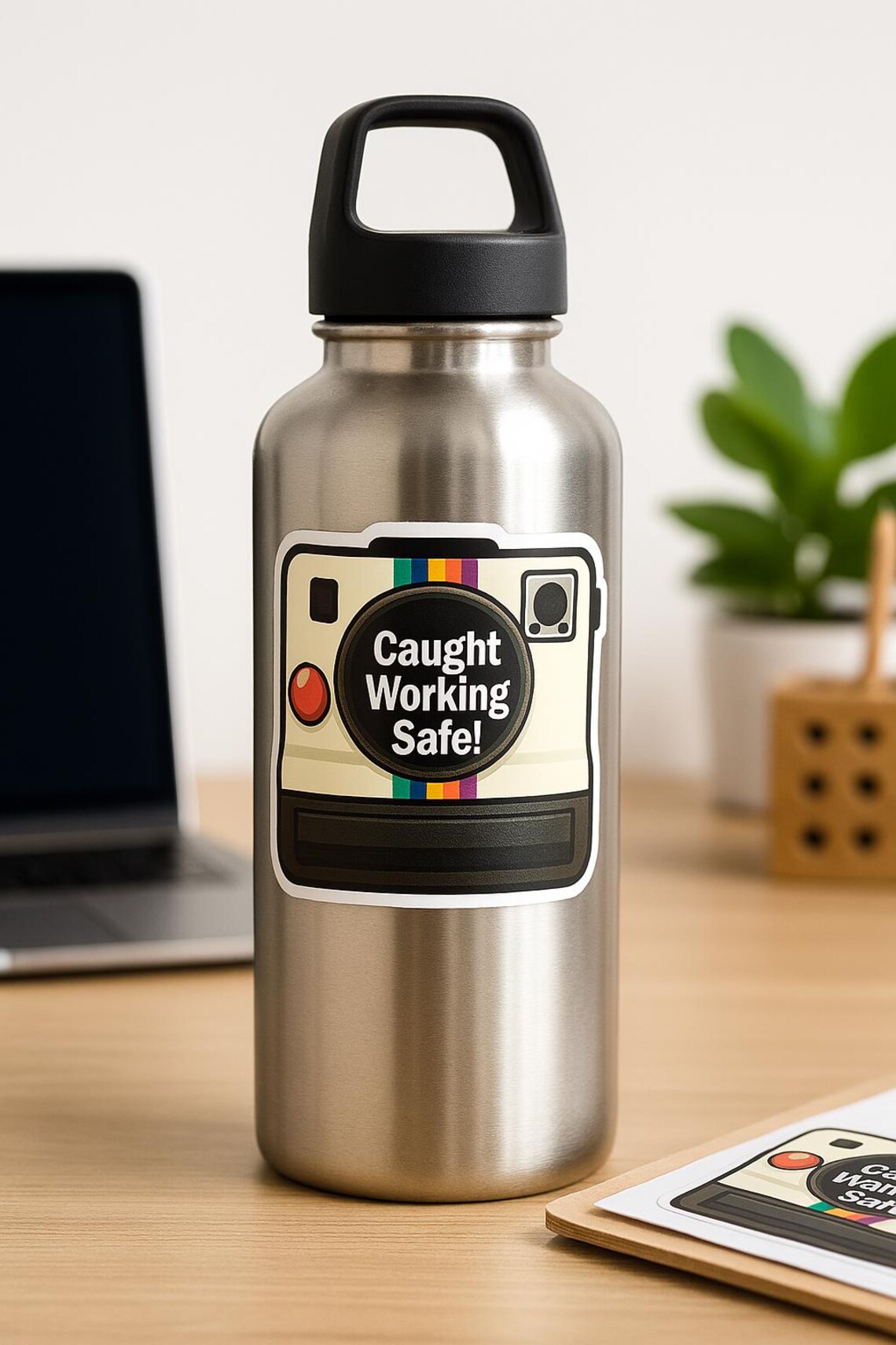 Caught Working Safe!- Workplace Die-cut Stickers - Safety Culture ...