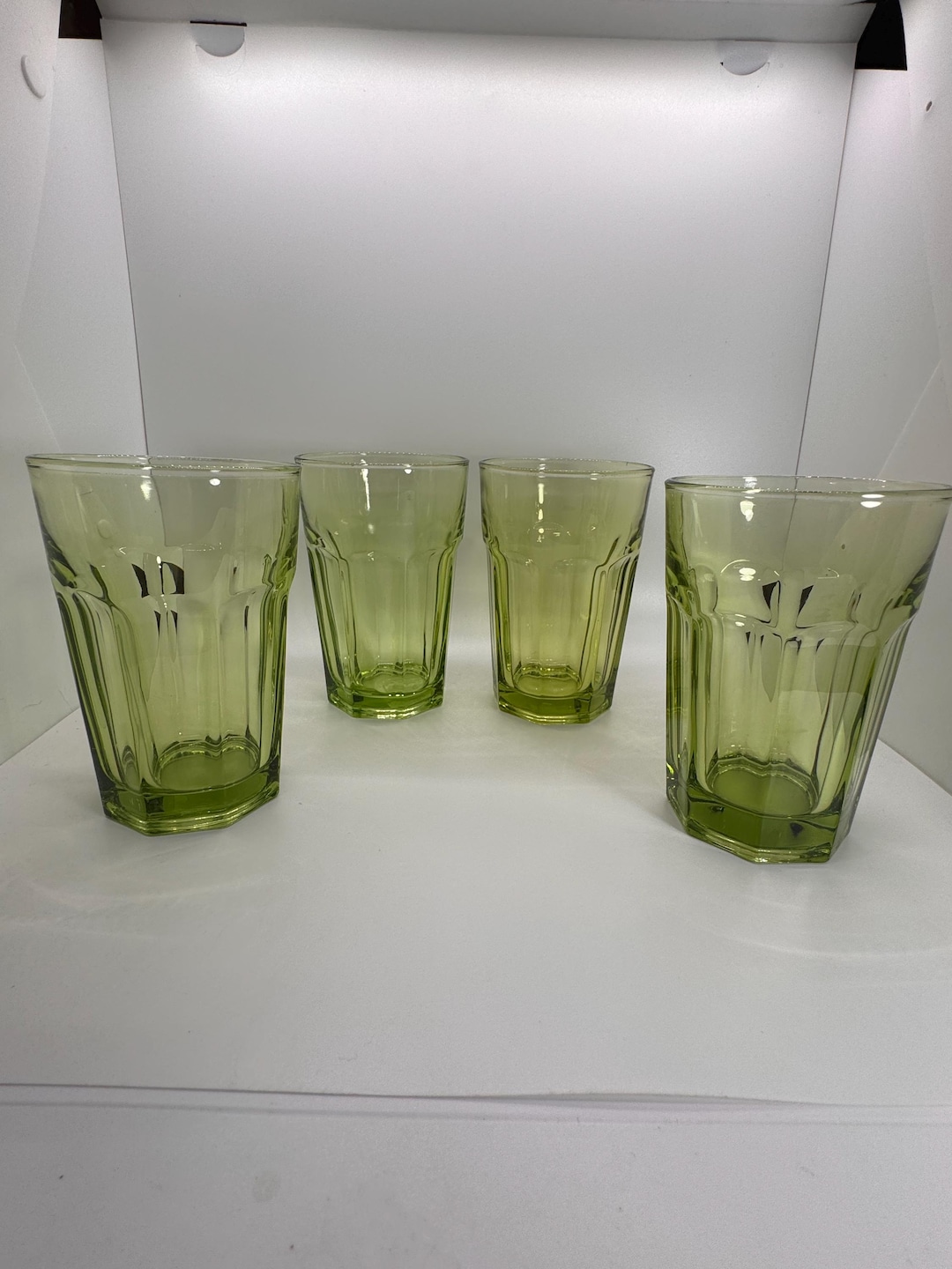 Vintage Green Libby Gibraltar Glassware - Etsy