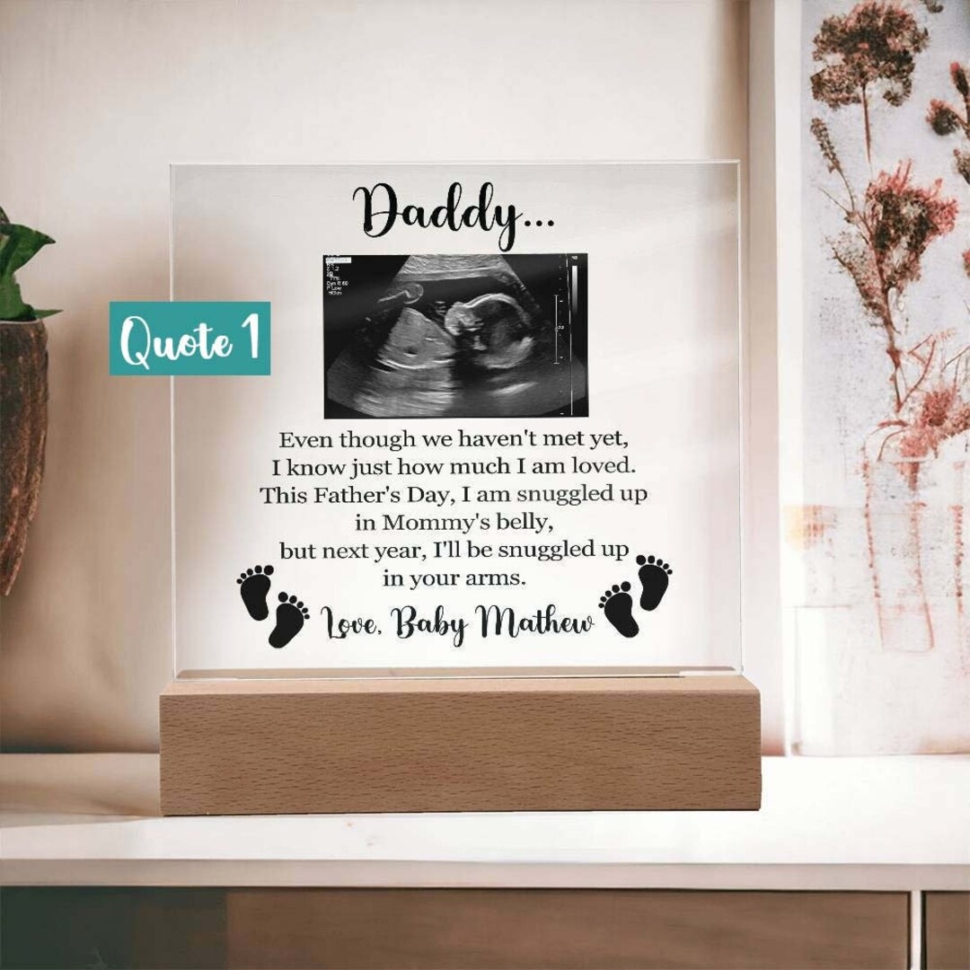 Soon to Be Dad Gift, First Fathers Day Gift From Bump, New Dad Gifts ...