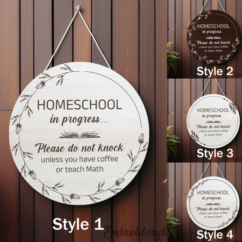Homeschool Do Not Disturb Sign - Etsy