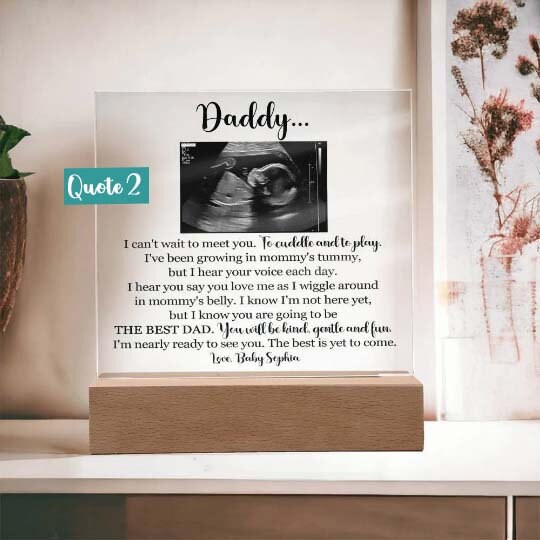 Soon to Be Dad Gift, First Fathers Day Gift From Bump, New Dad Gifts ...