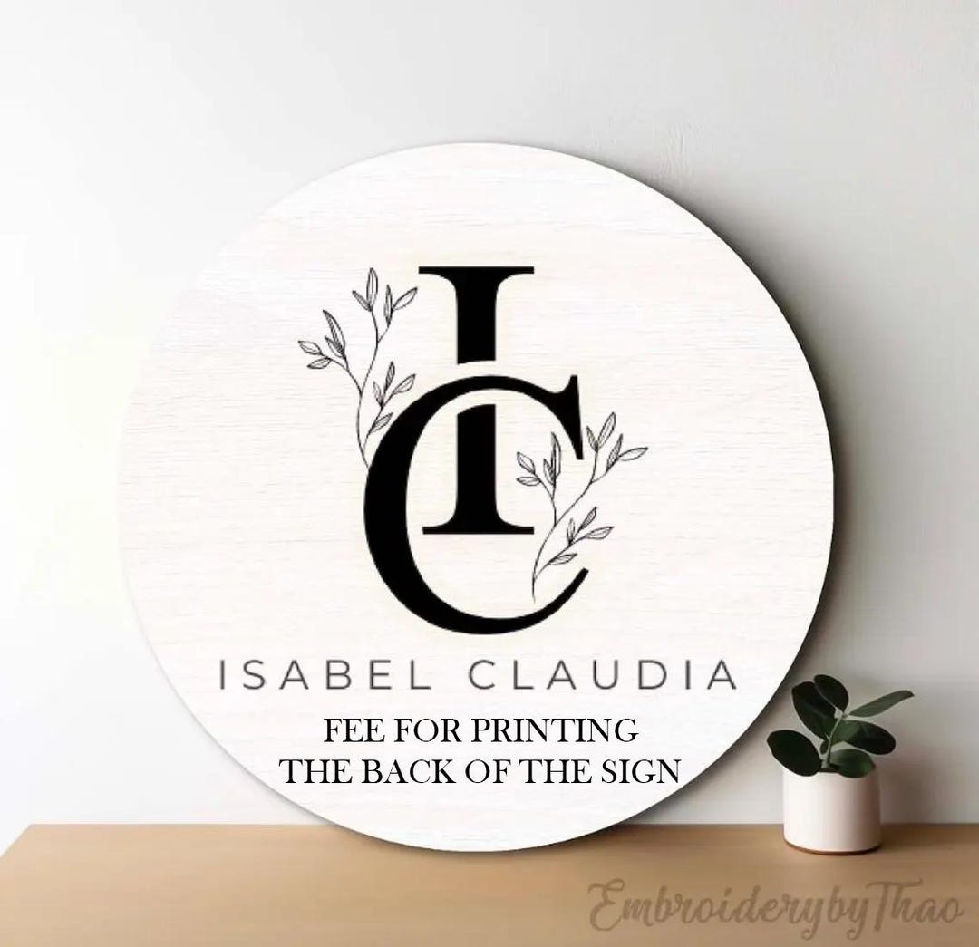 Door Sign Print in 2 Sides, Upgrade Batteries Based Plaque - Etsy