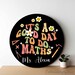 Unique Groovy Door Sign for Maths Teacher, Teacher Custom Name Door ...