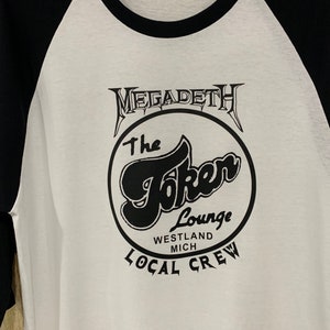 Megadeth 1986 Token Lounge Westland Michigan XL - Etsy