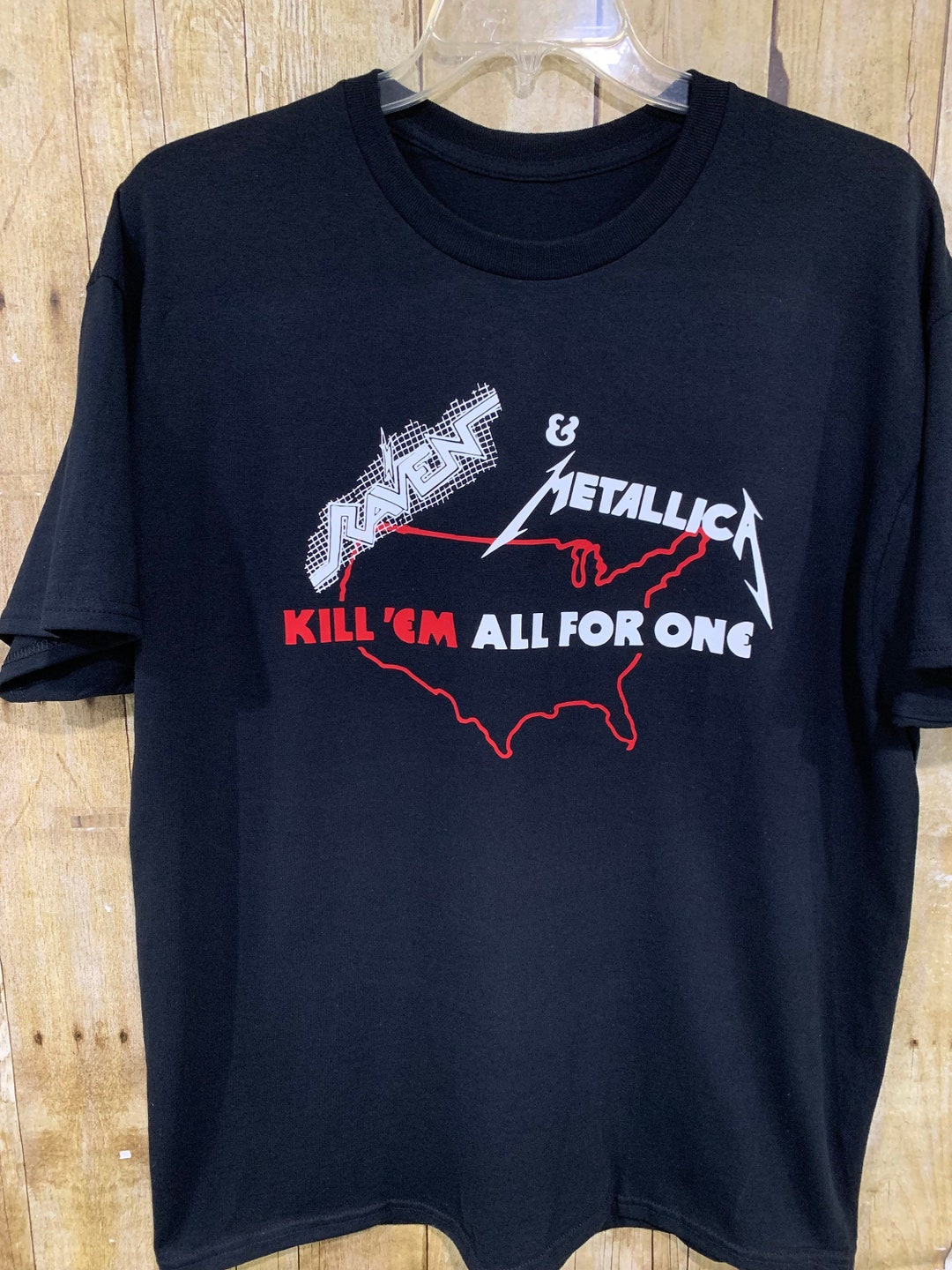 Metallica Raven 1983 US Tour XL - Etsy