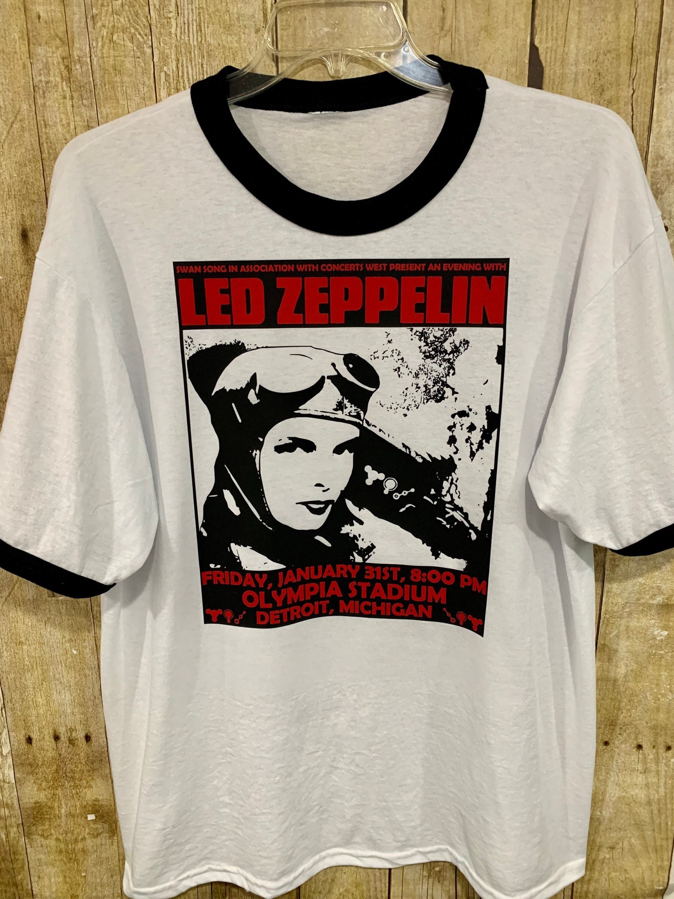 Led Zeppelin 1975 Detroit Concert XL - Etsy