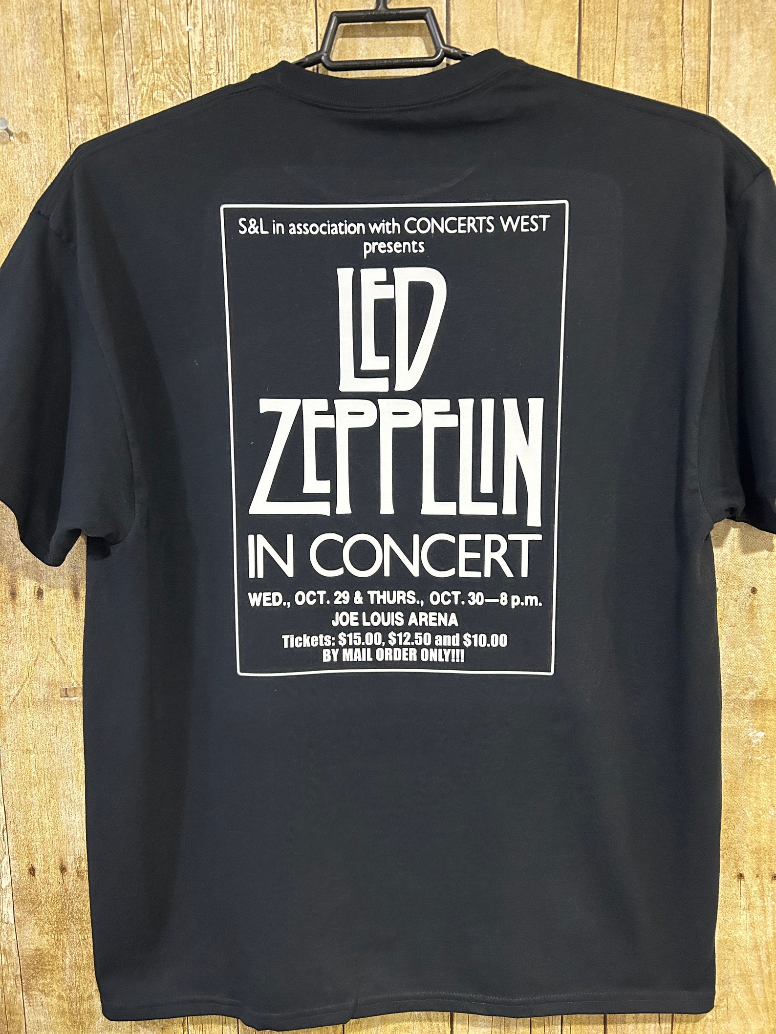Led Zeppelin the 1980s Part One Detroit Concert XL - Etsy