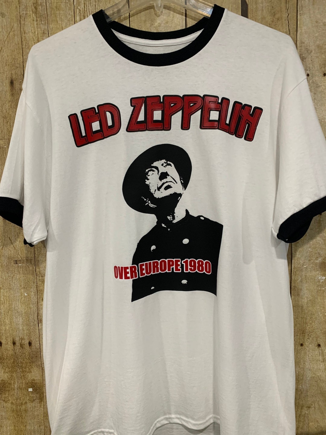 Led Zeppelin 1980 European Tour Shirt XL - Etsy