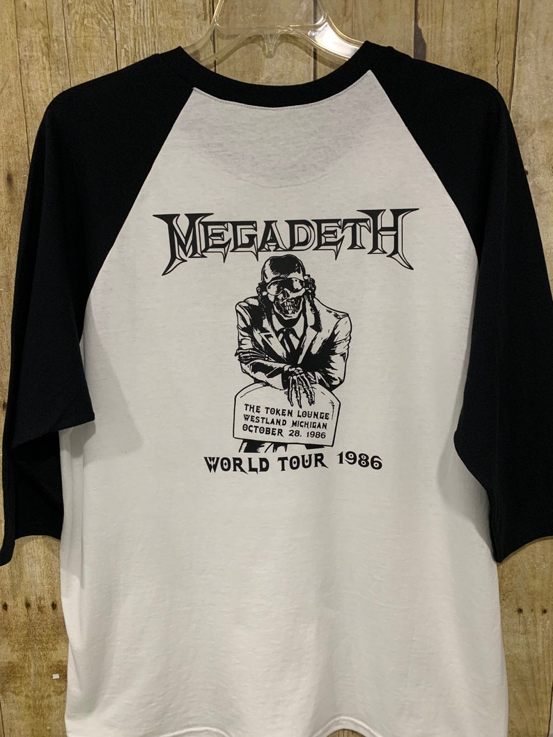 Megadeth 1986 Token Lounge Westland Michigan XL - Etsy