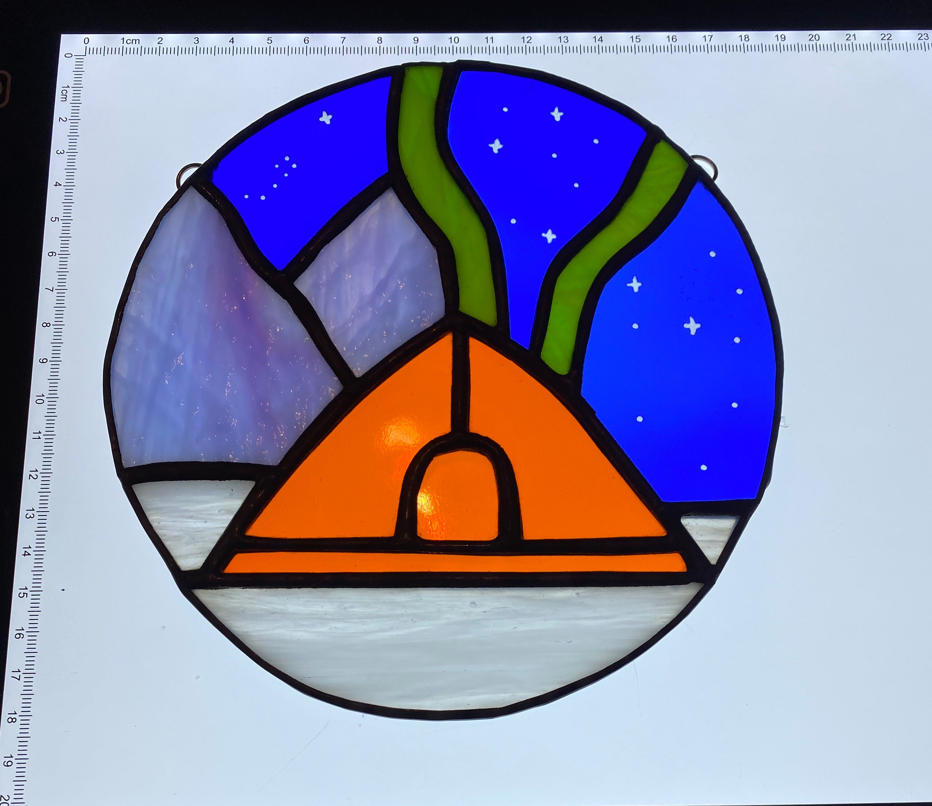 Stained Glass Tent Camping - Etsy