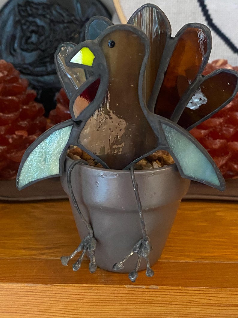 Stained Glass Turkey - Etsy
