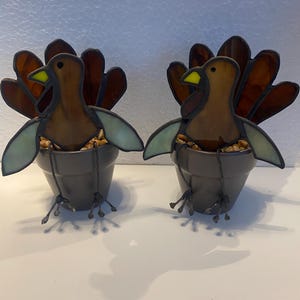 Stained Glass Turkey - Etsy