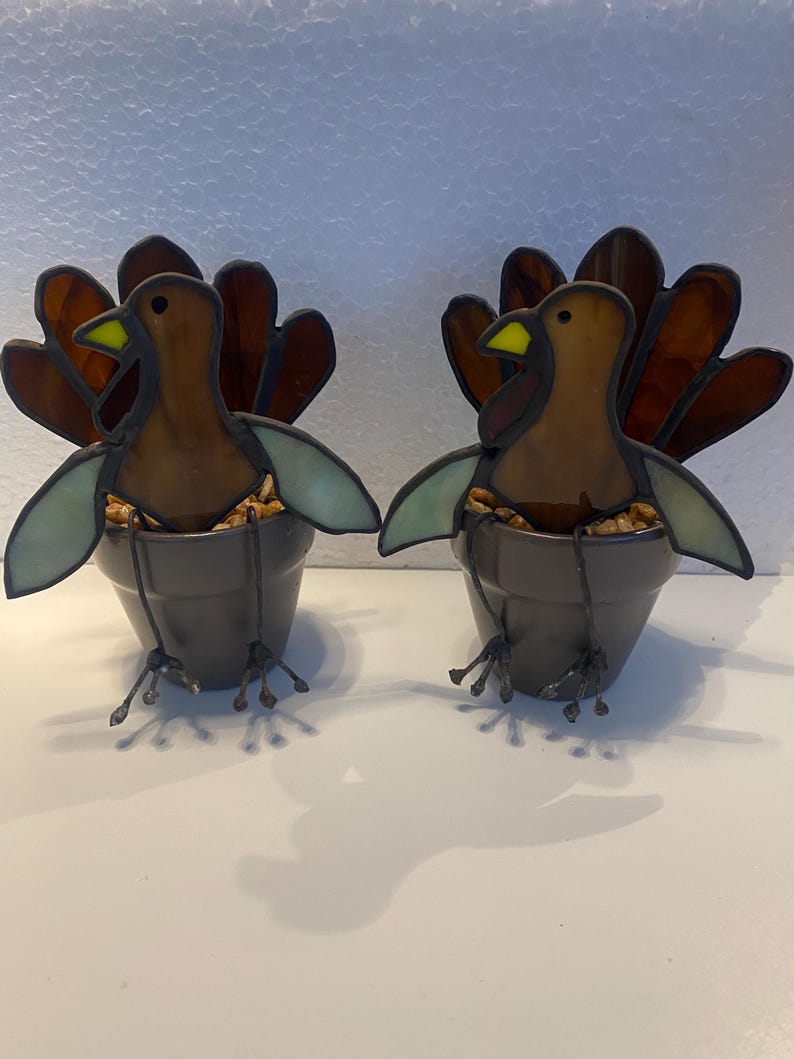 Stained Glass Turkey - Etsy