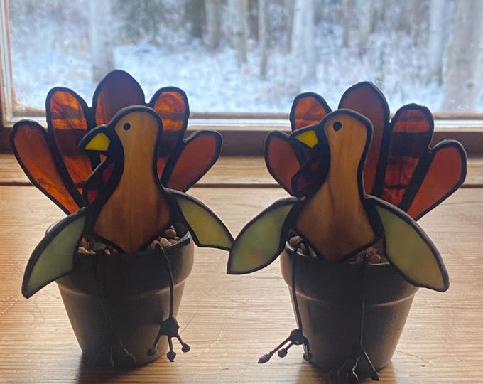 Stained Glass Turkey - Etsy