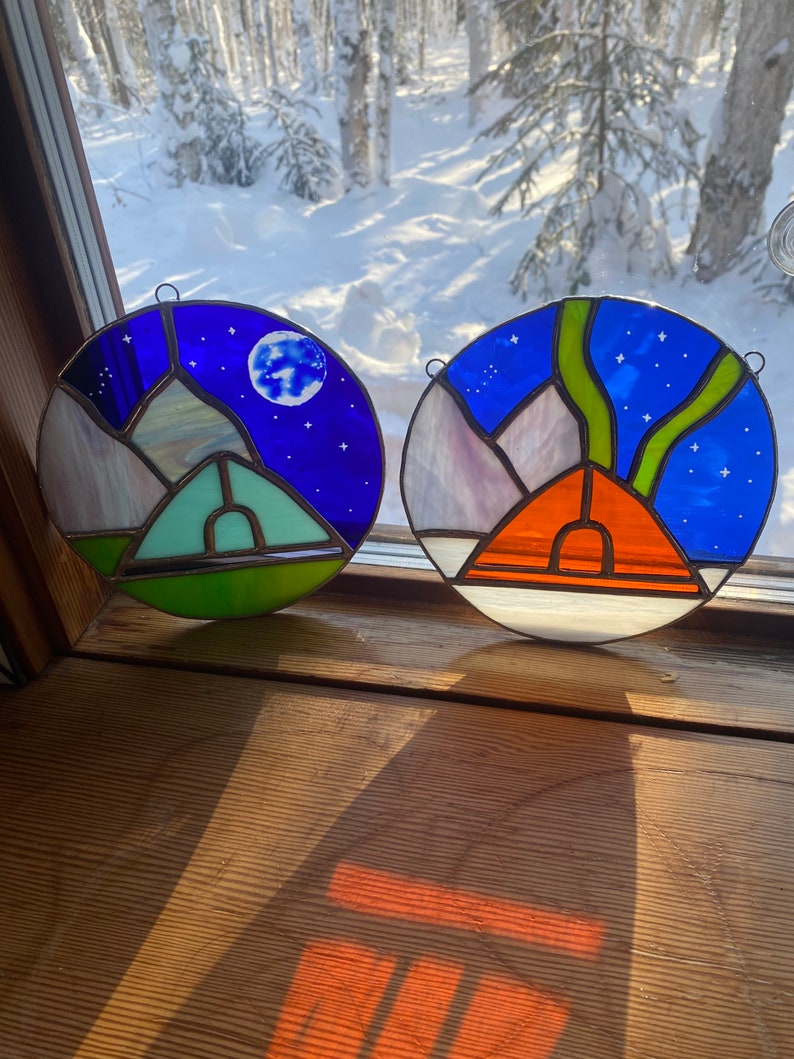Stained Glass Tent Camping - Etsy
