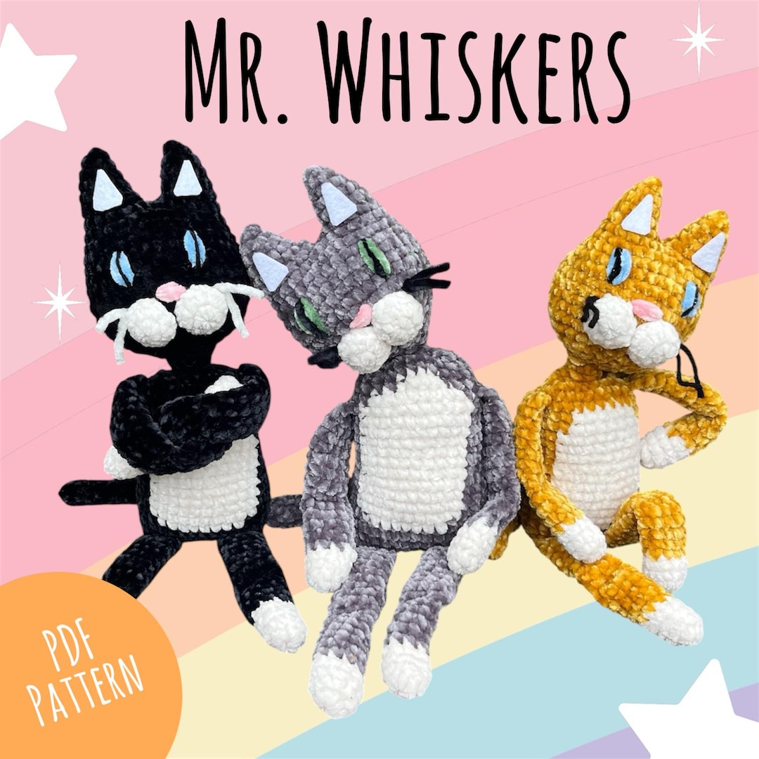 Mr. Kitty Crochet Pattern - Etsy
