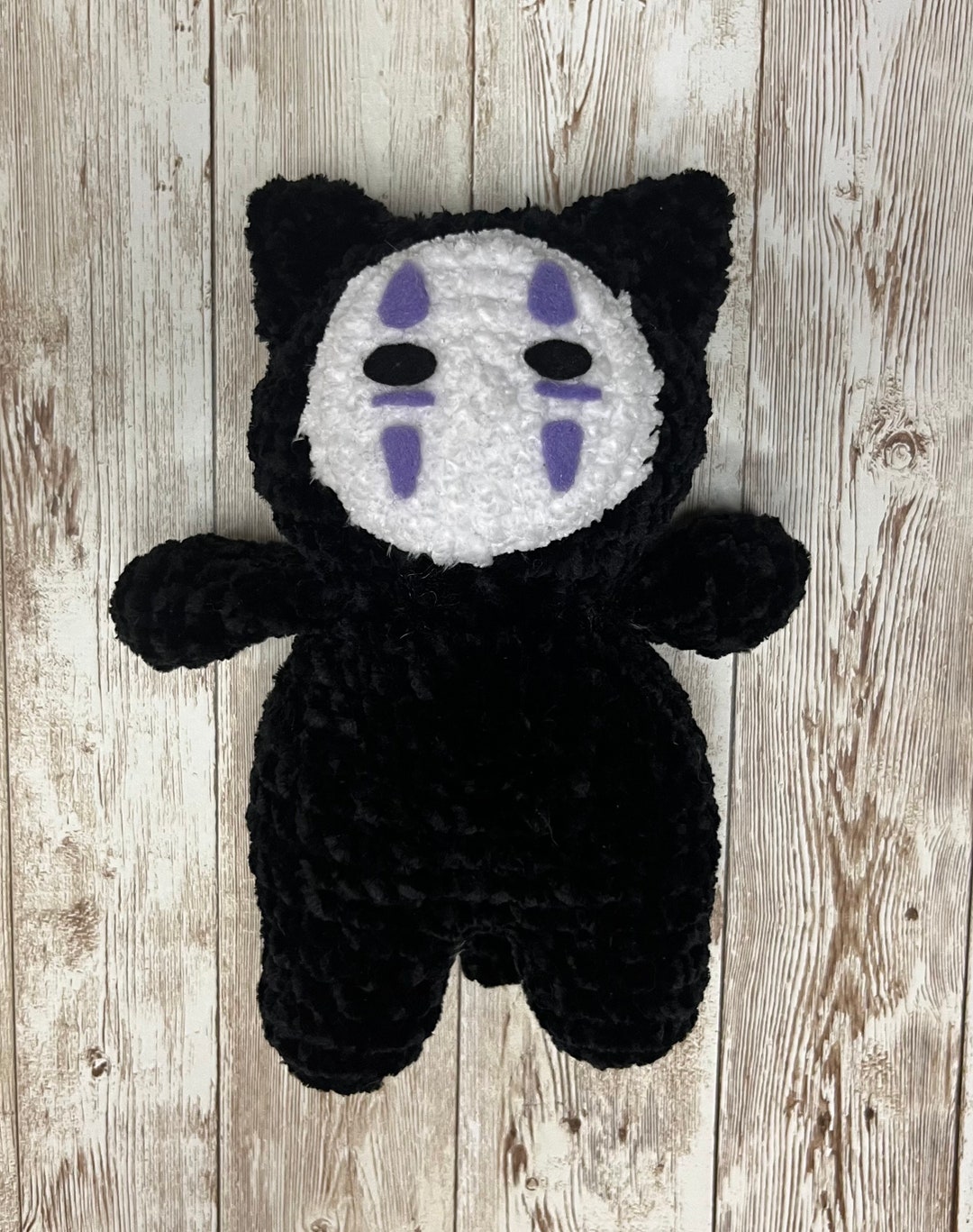 Small No-face Plush Crochet Kitty - Etsy
