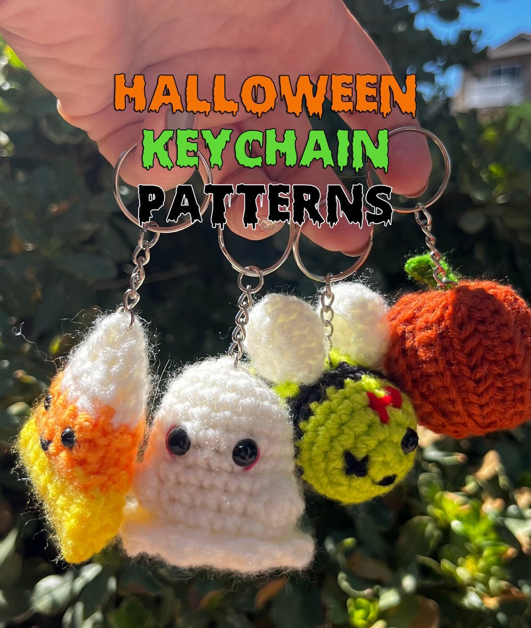 PATTERN ONLY Halloween Keychains Crochet Pattern - Etsy