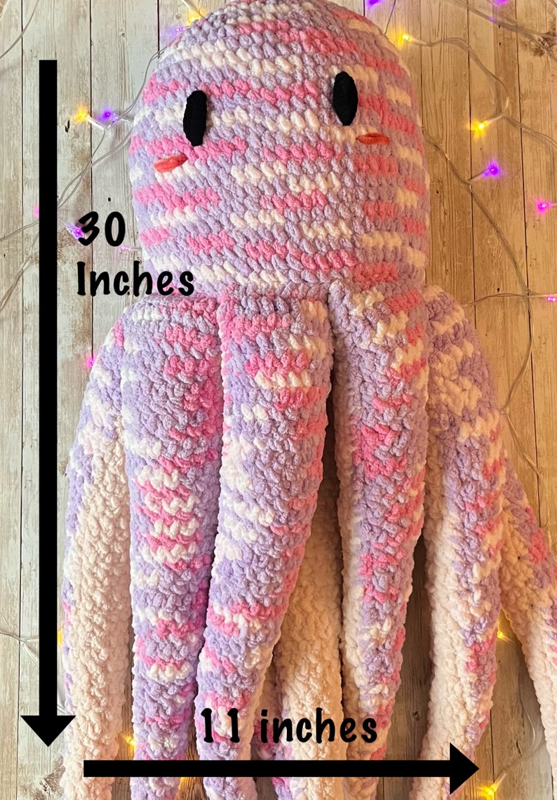 PDF ONLY Jumbo Octopus Crochet Pattern - Etsy