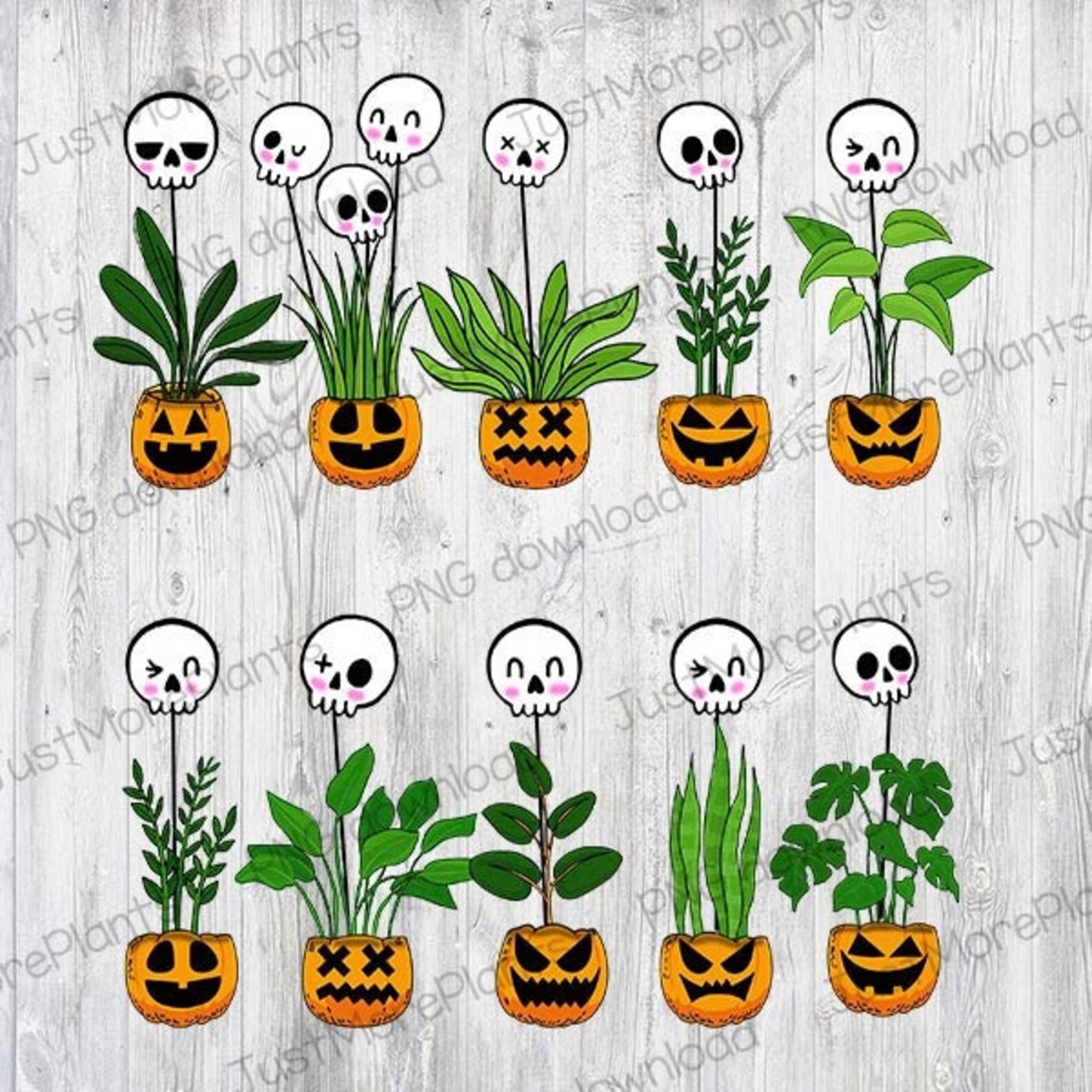 Plant PNG, Spooky Plants PNG, Plant Gift, Plant Lover, Plant Lover Gift ...