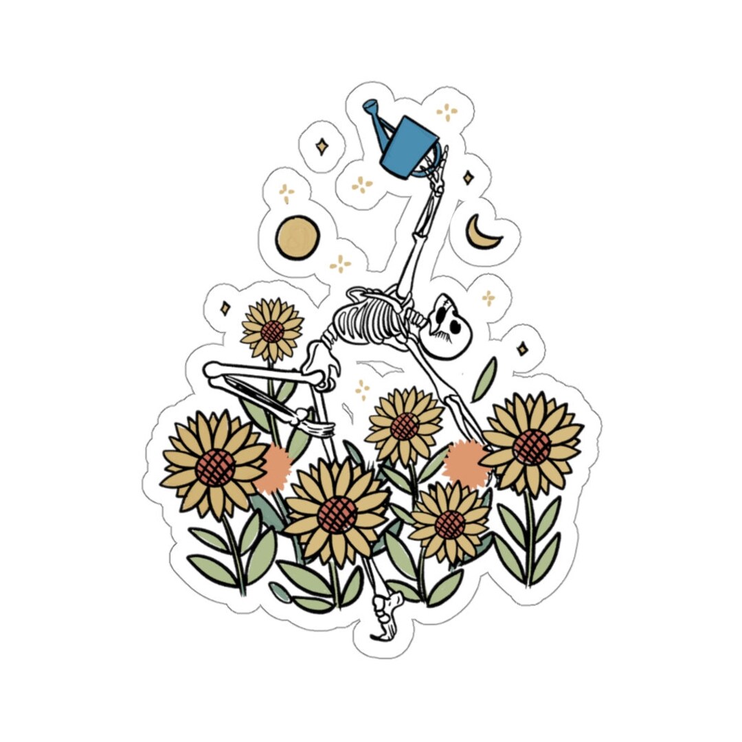 Garden Sticker, Garden Makes Me Feel Alive Sticker, Garden Gift ...