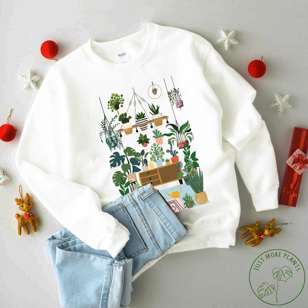 Garden Sweatshirt, My Plant Room Sweatshirt, Garden Gift, Gardening ...