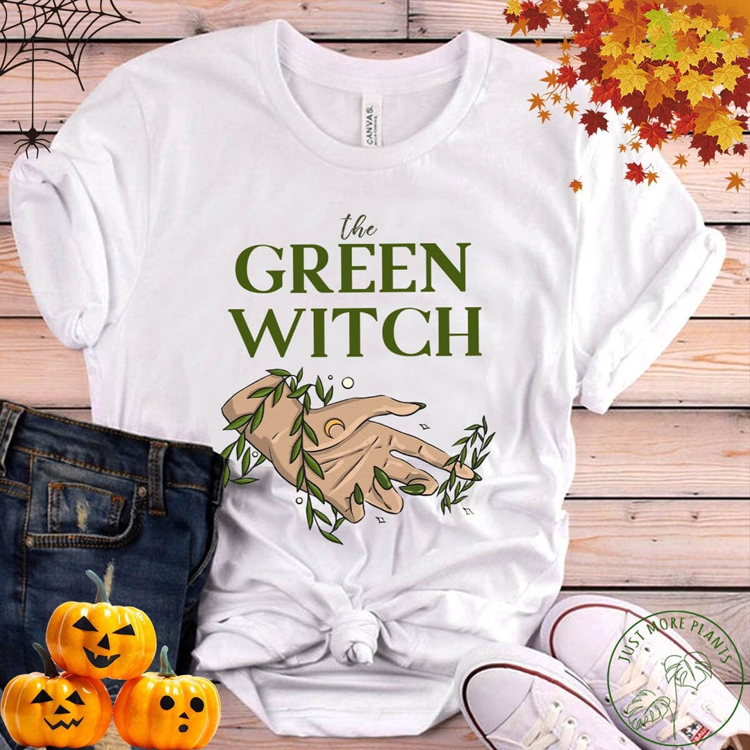 Plant Shirt the Green Witch Plant Gift Plant Lover Plant - Etsy