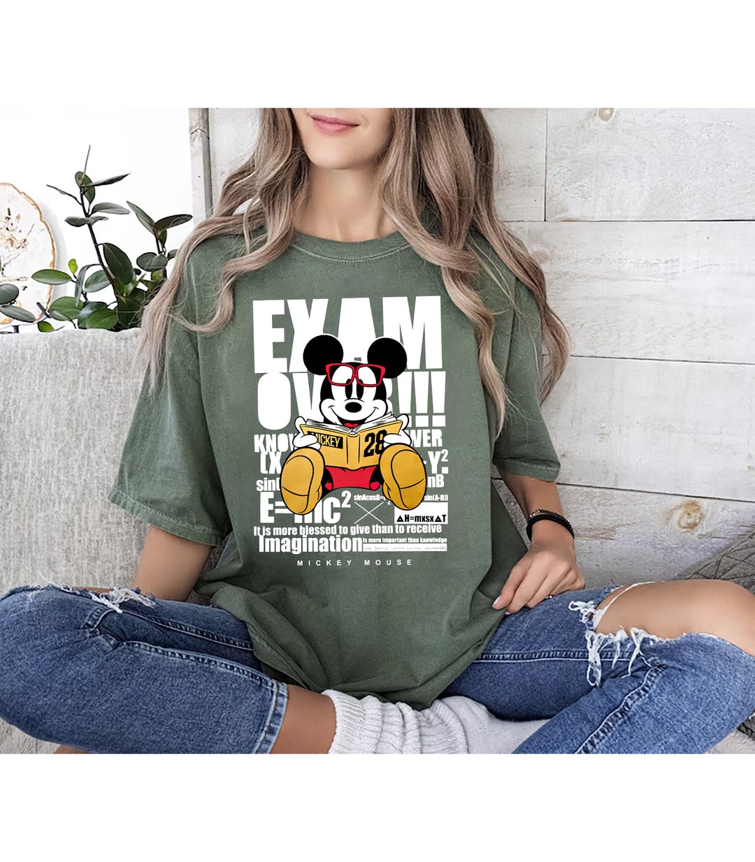 Retro Vintage Mickey Mouse Exam Chemistry Shirt, Mickey Subject ...