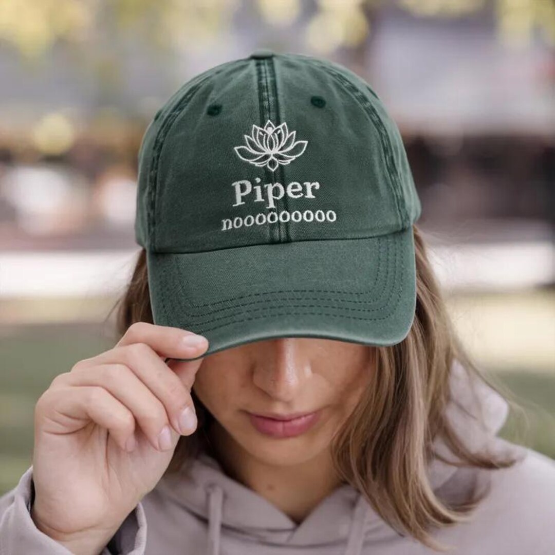 Embroidered Piper No White Lotus Hat, Tsunami, Buddishm No Hilarious ...