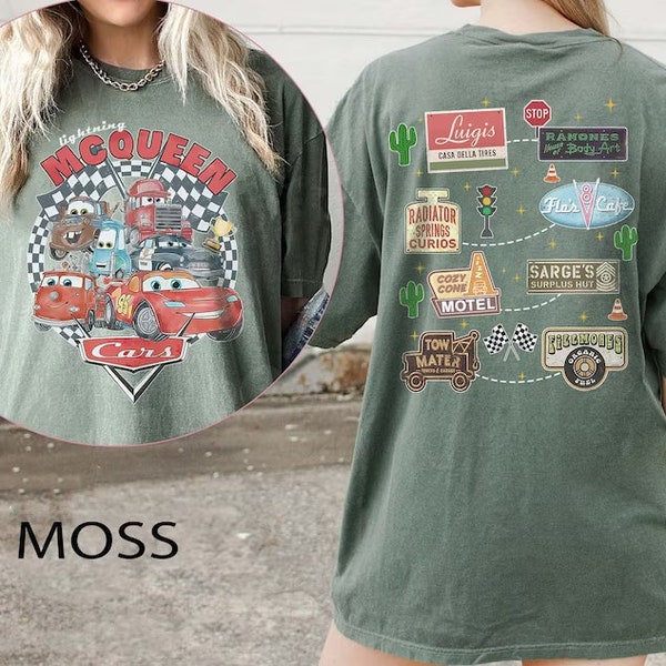 Disney cars shirt - Etsy