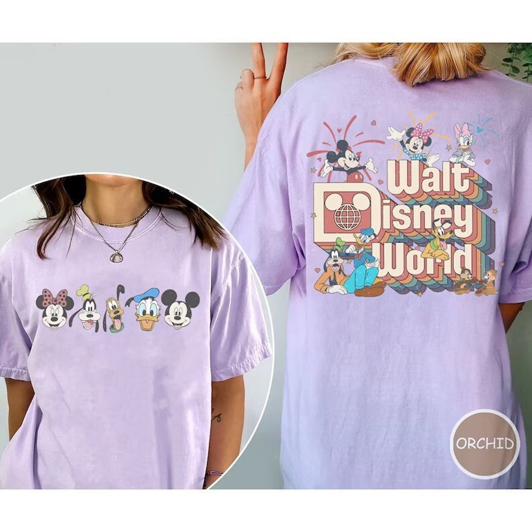 Comfort Colors Retro Walt Disney World Shirt, Vintage Disneyworld Shirt ...