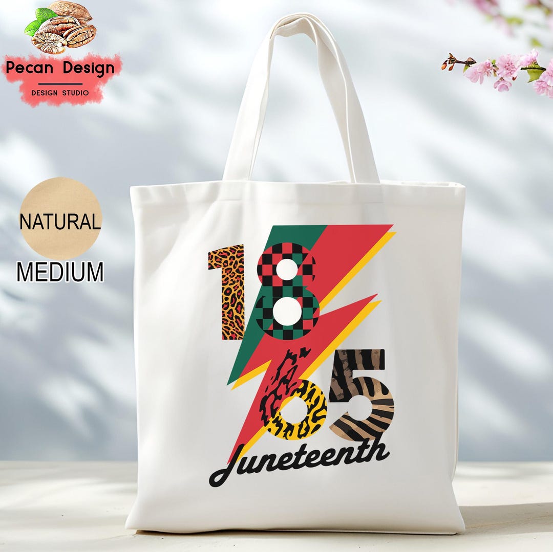 Juneteenth Tote Bag, Celebrate 1865 Tote Bag, Black History, Black ...