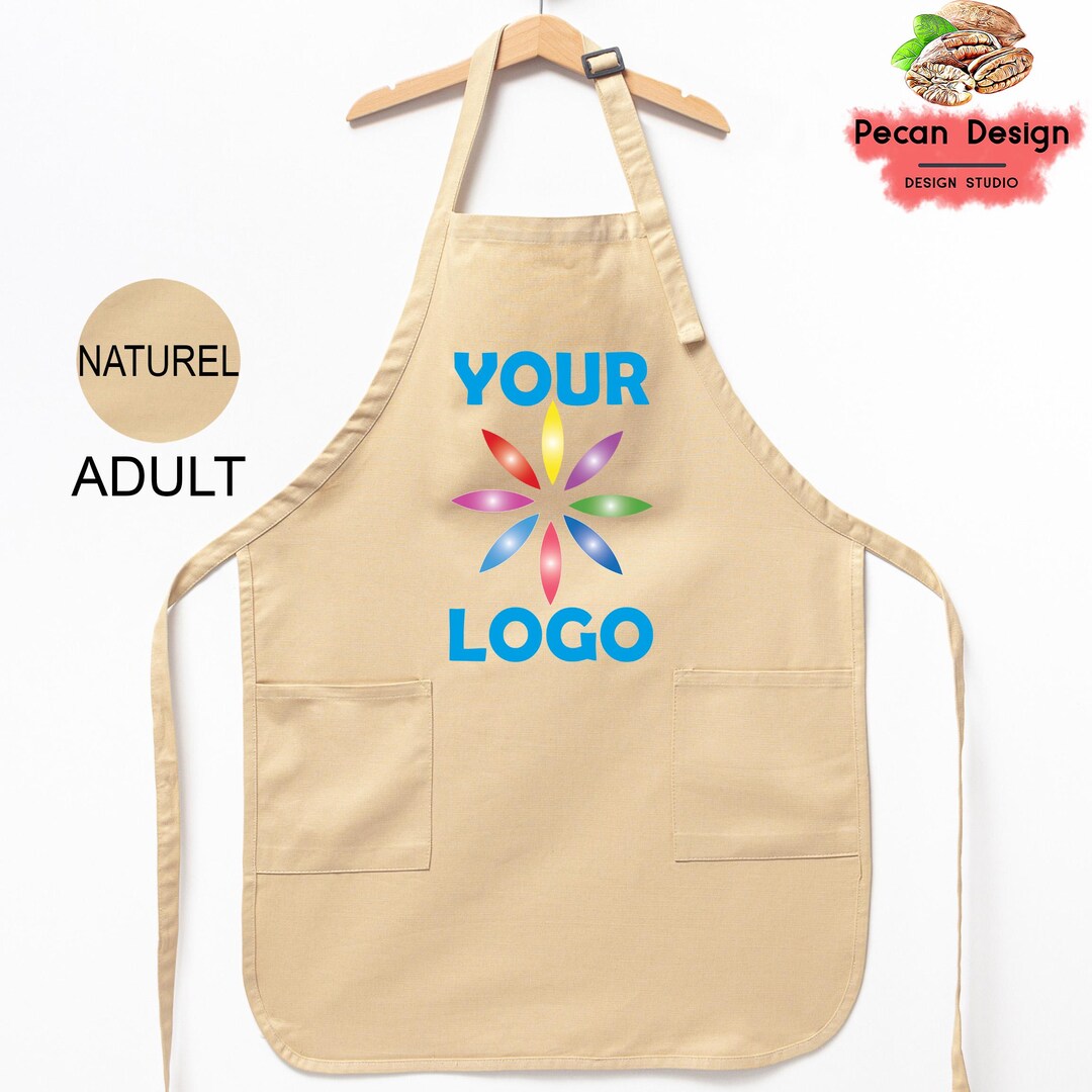 Custom Logo Apron, Logo Apron, Nail Saloon Aprons, Apron for ...