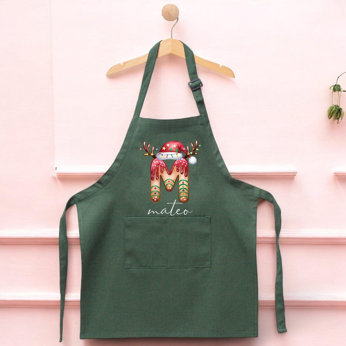 Personalized Name Alphabet Apron, Matching Kitchen Aprons for Family ...