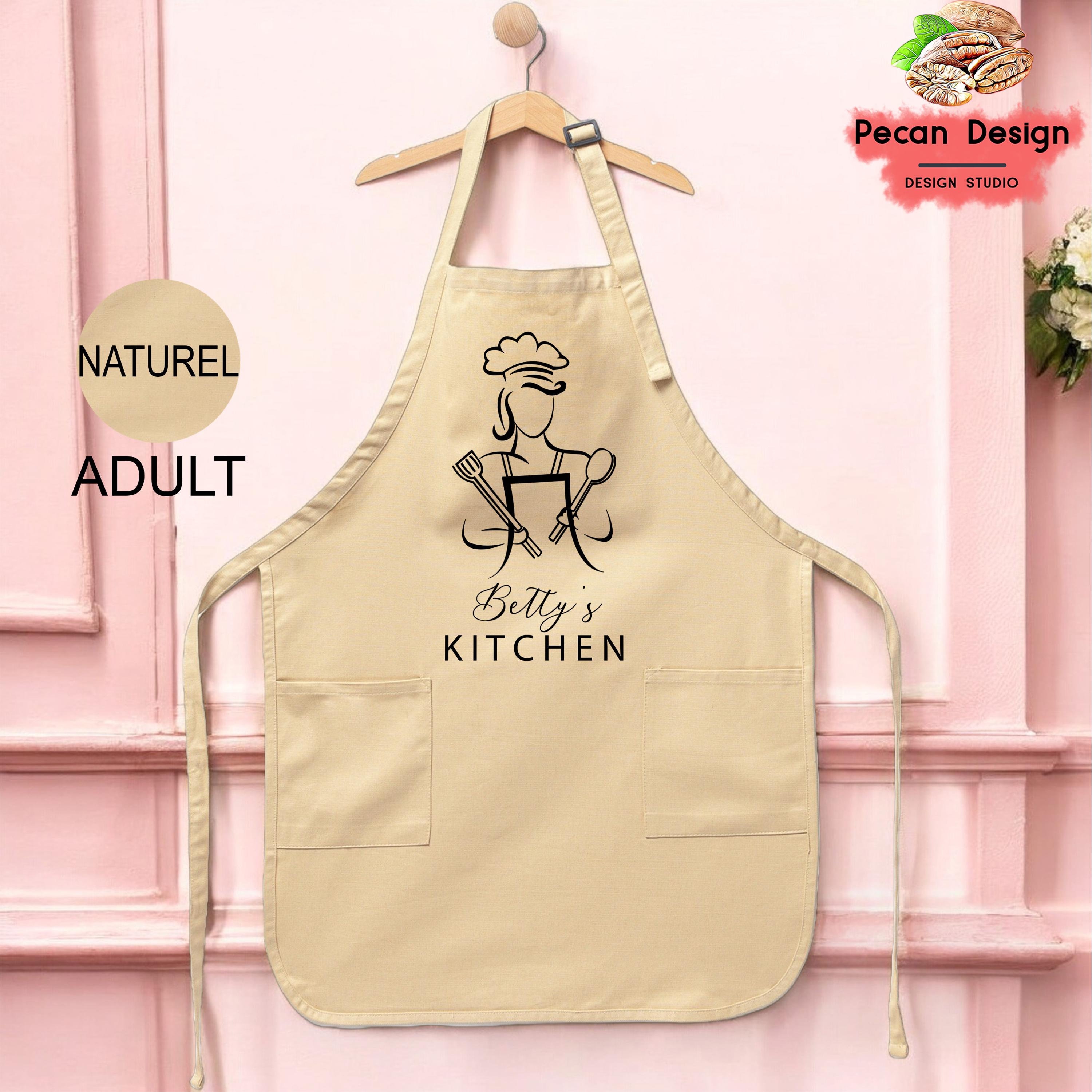 Personalized Kitchen Aprons for Women With Name, Kitchen Chef Apron ...