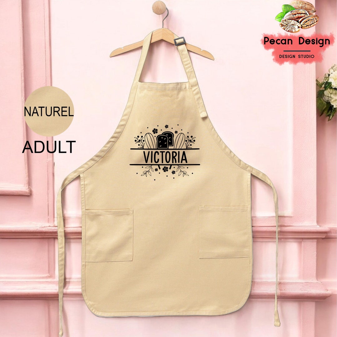 Kitchen Chef Apron With Your Name, Customizable Kitchen Chef Apron Gift ...