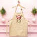 Personalized Name Alphabet Apron, Matching Kitchen Aprons for Family ...