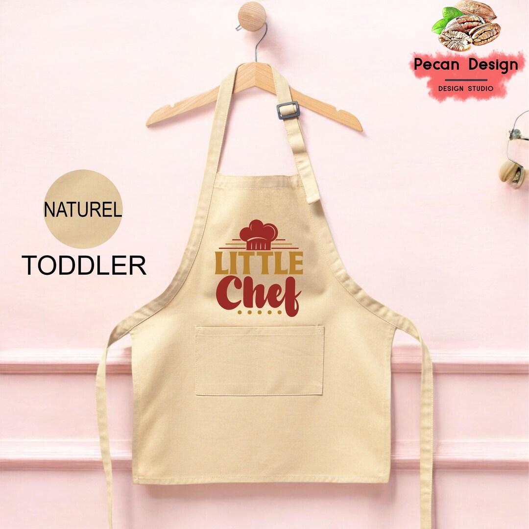 Little Chef Apron for Kids, Kitchen Apron Gift for Birthday, Kitchen ...