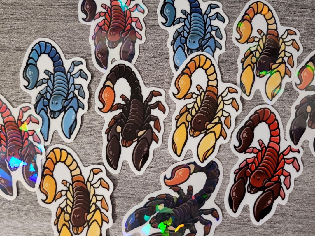 Mini Scorpion Sticker Pack - Etsy