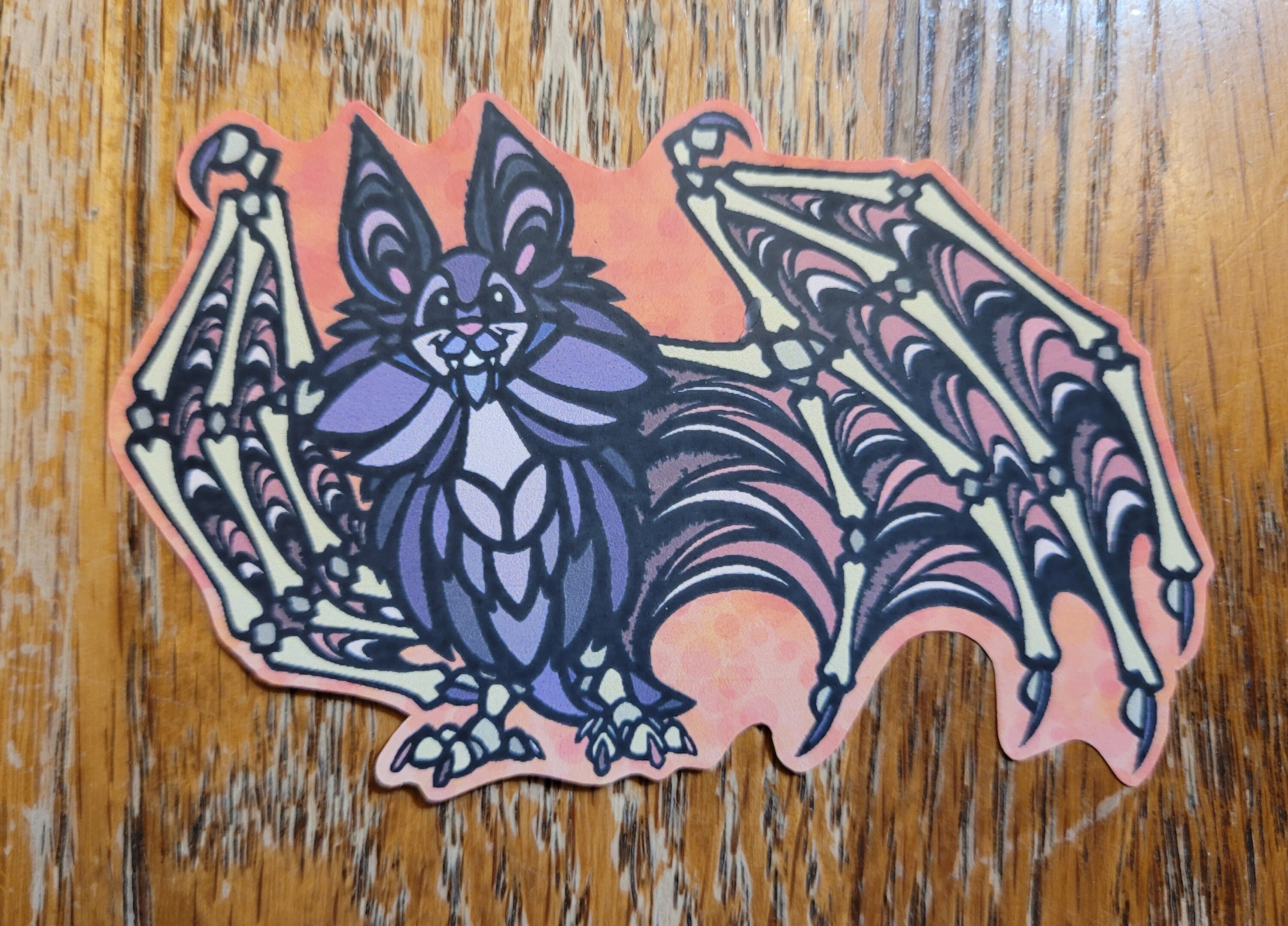 Halloween Fledermaus Aufkleber und Kunstdruck | Etsy