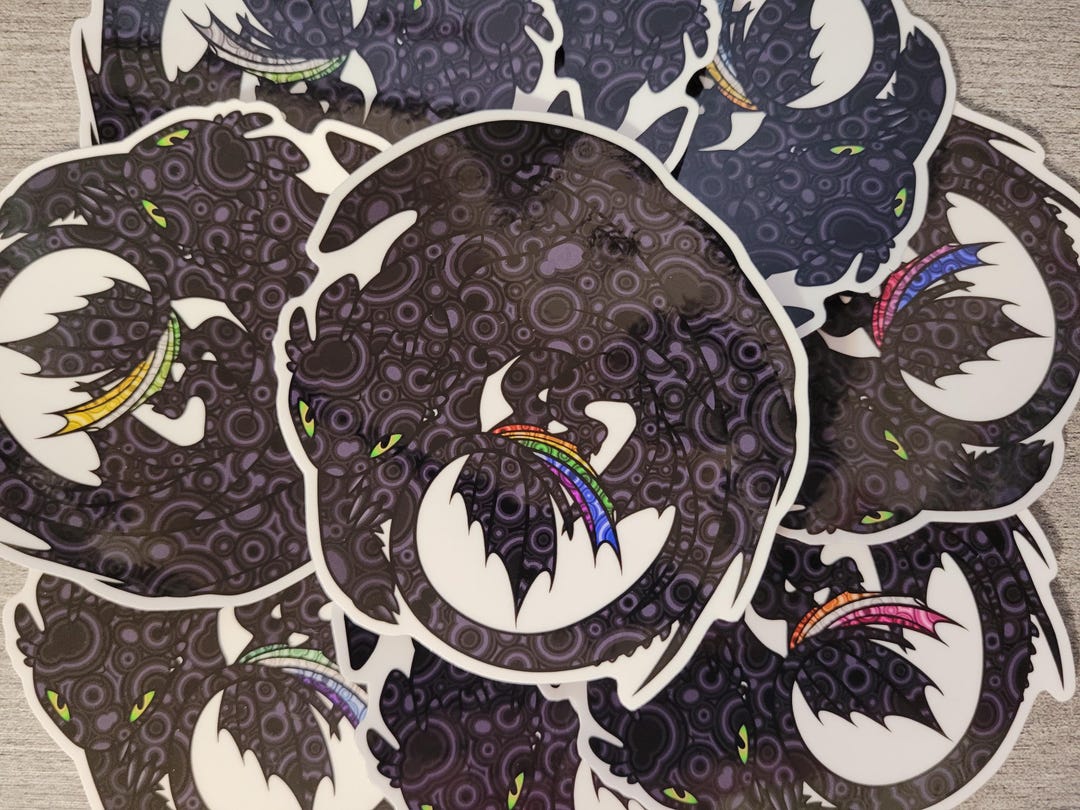 HTTYD Toothless Pride Flag Stickers & Magnets - Etsy