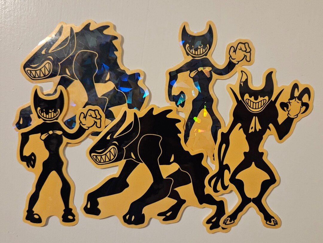 Bendy Ink Demon Sticker & Magnet - Etsy